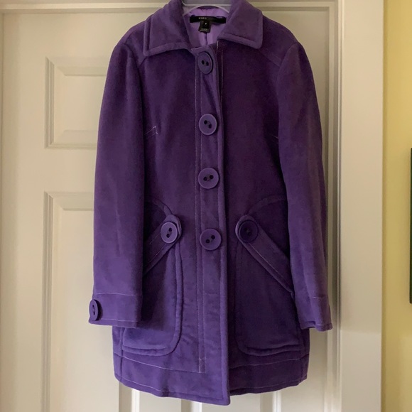 Marc Jacobs | Jackets & Coats | Nwot Marc Jacobs Purple Pea Coat | Poshmark